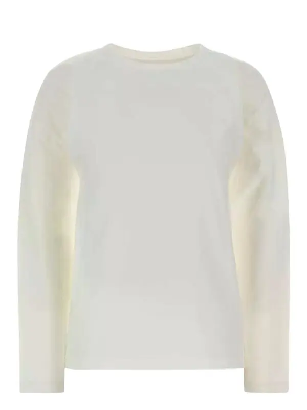 JIL SANDER Cut-out Long-sleeve T-shirt - Neutrals