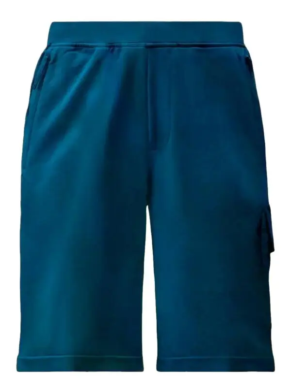 C.P. COMPANY Metropolis Series Logo-patch Cargo Shorts - Blue
