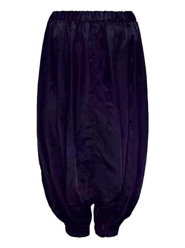 Comme Des Garçons Elasticated-waist Balloon Trousers - Blue