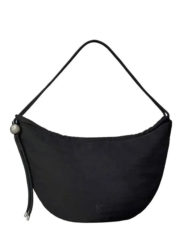 Calvin Klein Logo-print Shoulder Bag - Black