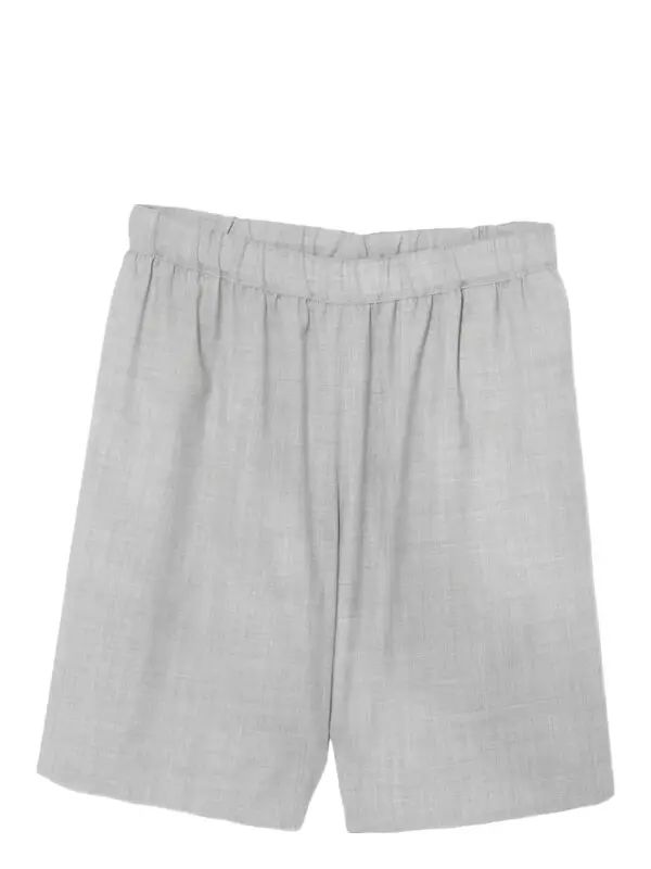 Comme Des Garçons Elasticated-waistband Shorts - Grey