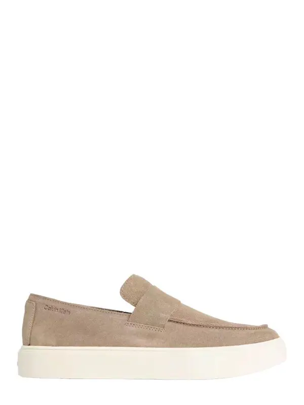 Calvin Klein Suede Slip-on Loafers - Neutrals