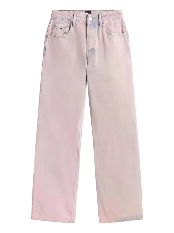 Tommy Hilfiger Mia Faded Straight-leg Jeans - Pink