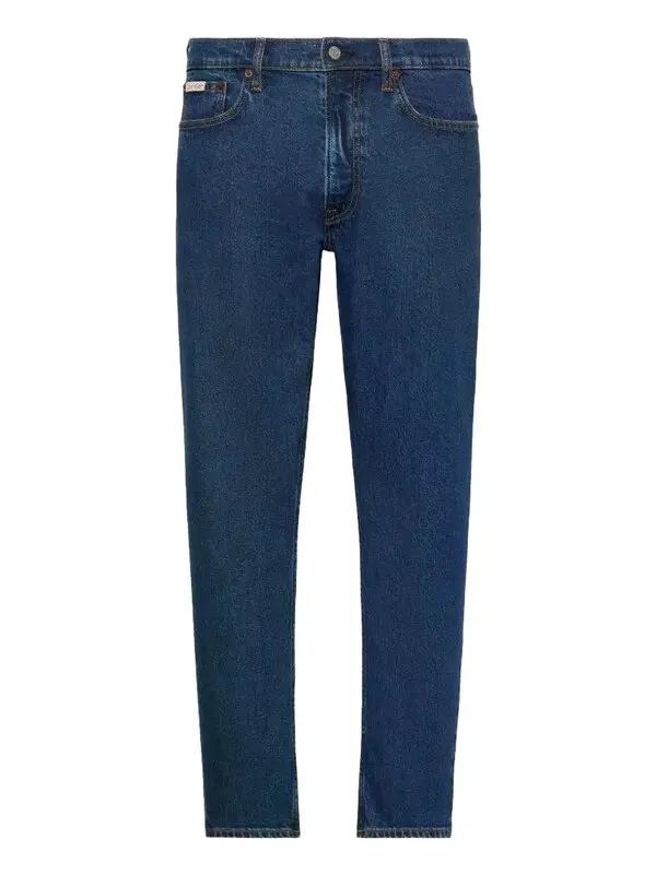 Calvin Klein Logo-patch Jeans - Blue