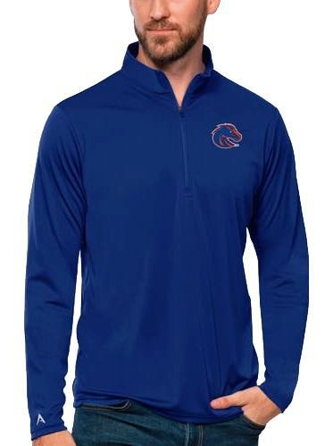 ANTIGUA Boise State Broncos Tribute Quarter-zip Top - Royal