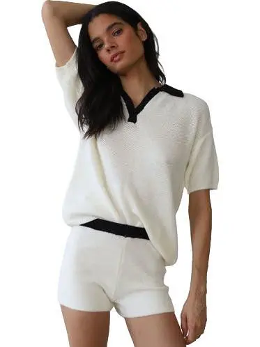 Callahan Doris Oversized Polo - Creme