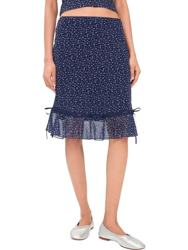 GUIZIO Ruffle Paloma Skirt - Cantebury Ditsy