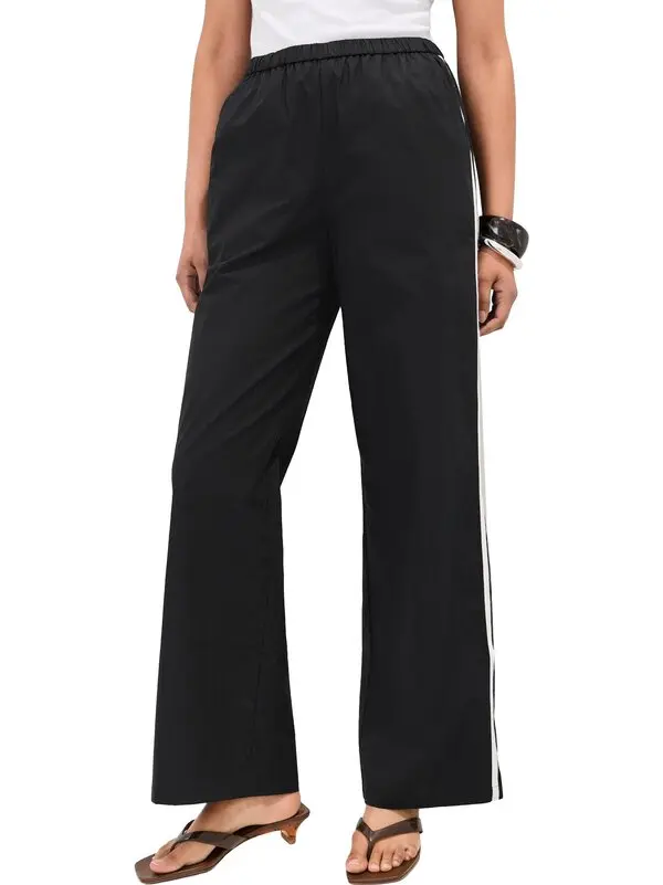 LE BOP Coley Poplin Pants - Black