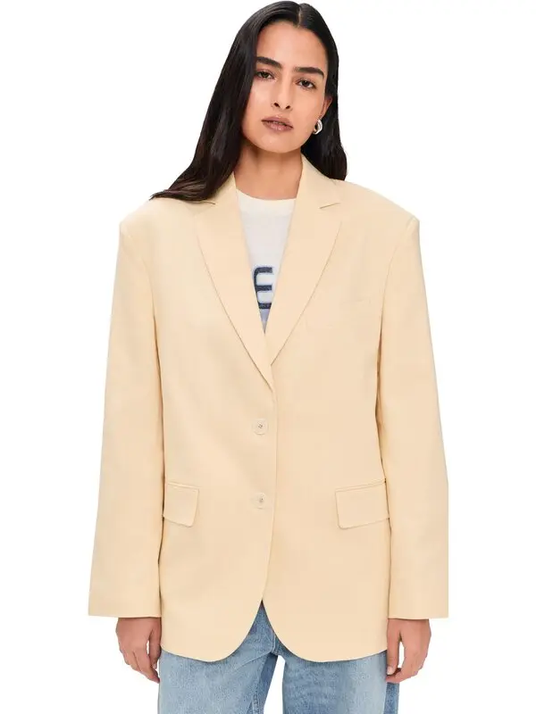 ANINE BING Quinn Blazer - Butter Yellow