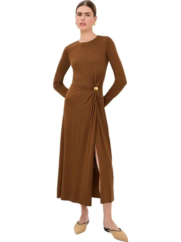 Altuzarra Tingley Midi Dress - Toffee