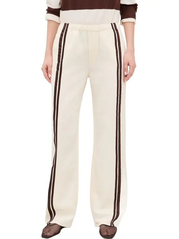 Rag & Bone Featherweight Logan Pull On Track Pants - Ecru Sport