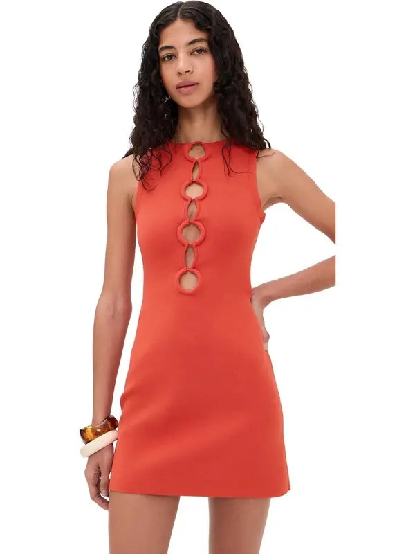 Cult Gaia Hartley Knit Mini Dress - Canyon
