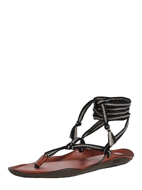 LEMAIRE Vibram Sandals - Black / White