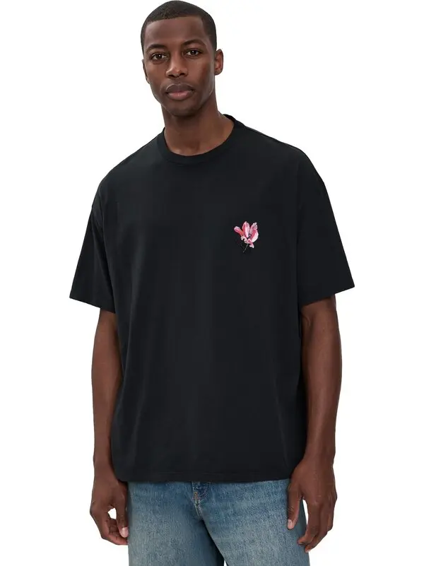 MAISON MARGIELA Embroidered Tee - Vintage Black