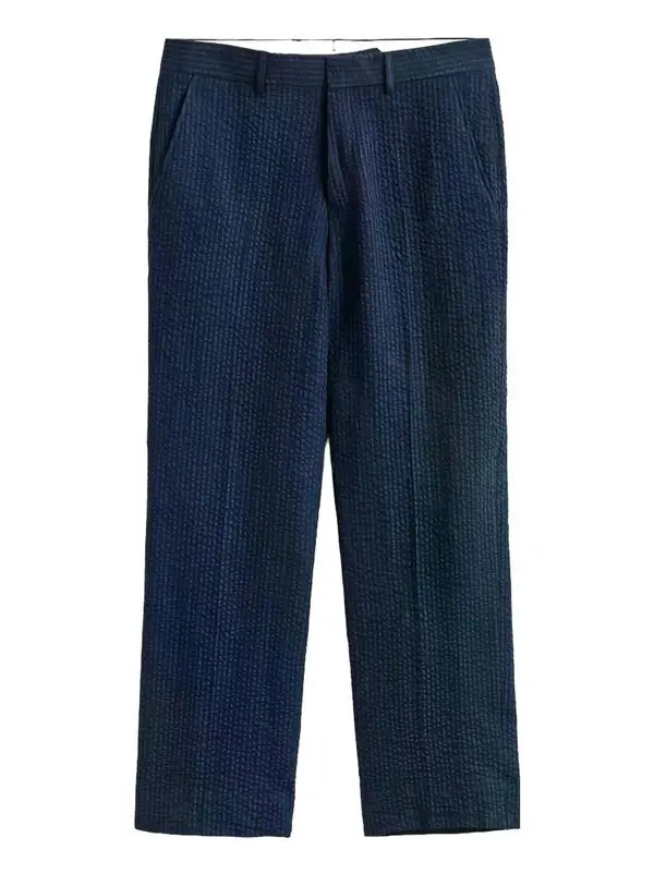 Gant Textured Trousers - Blue