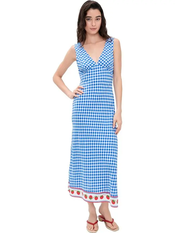 Rails Serafina Maxi Dress - Gingham Tomatoes