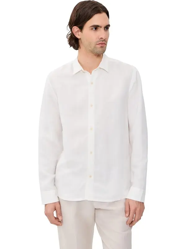 AUTO-REPLY Andrew Linen Shirt - White