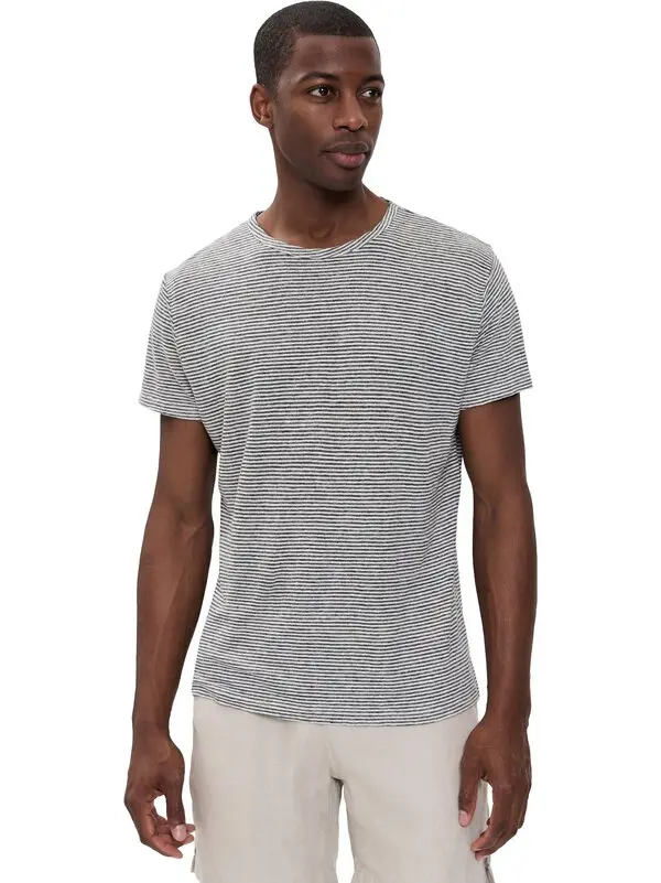 ALEX CRANE Linen Sun Tee - Lines
