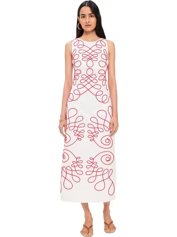 THE WOLF GANG Soriah Maxi Dress - Ivory