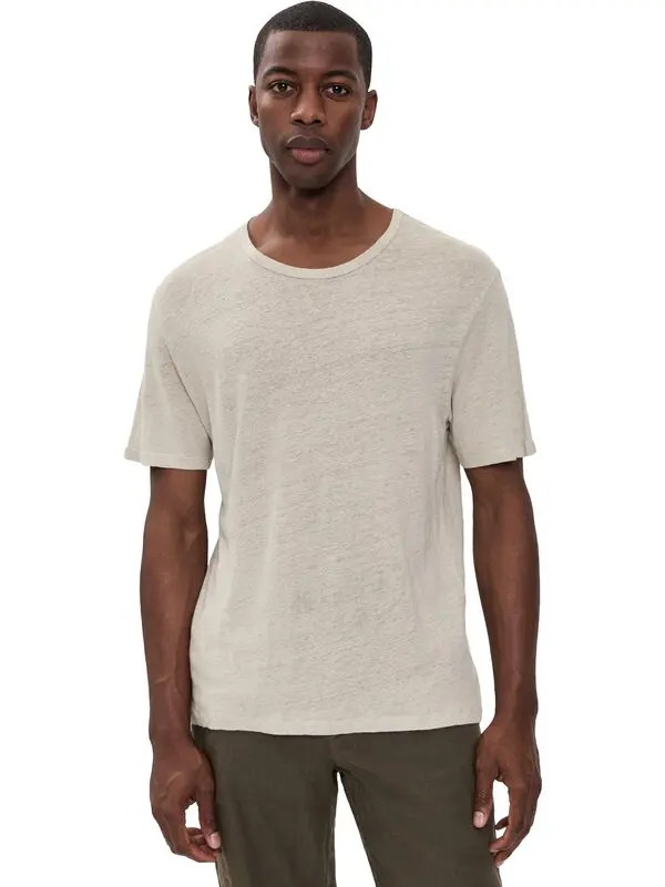 ALEX CRANE Linen Sun Tee - Bone