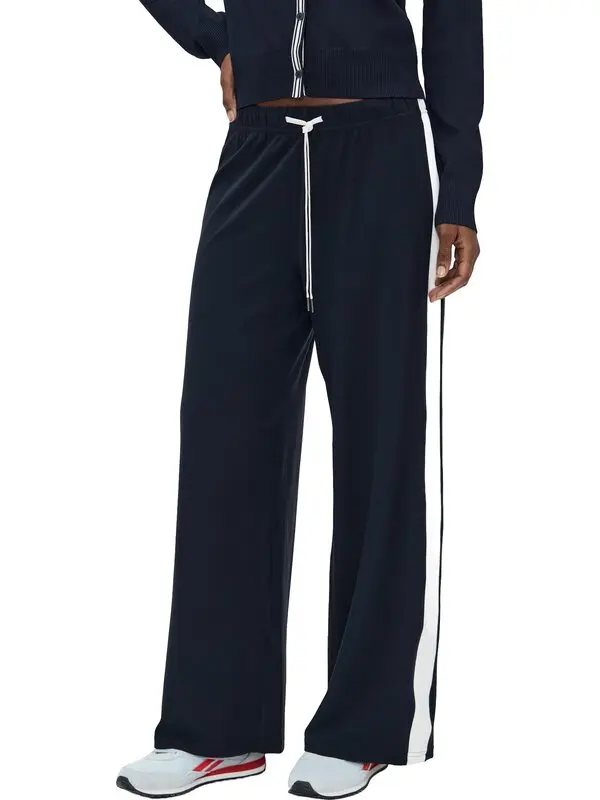 Splits59 Willow Airweight Wide Leg Pants - Indigo/white
