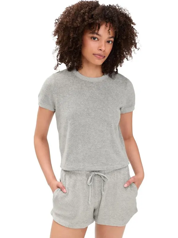Suzie Kondi Carpi Tee - Grey Heather