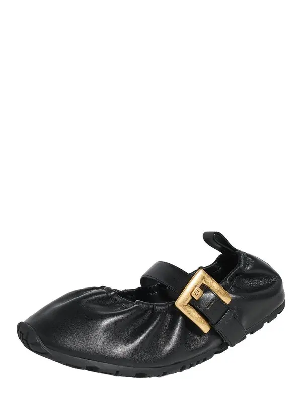 Balmain Racer 45 Ballerina Flats - 0pa Noir