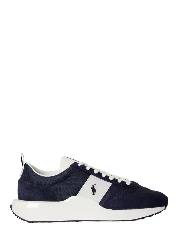 Polo Ralph Lauren Train 89 Rib-stripe Sneakers - Blue