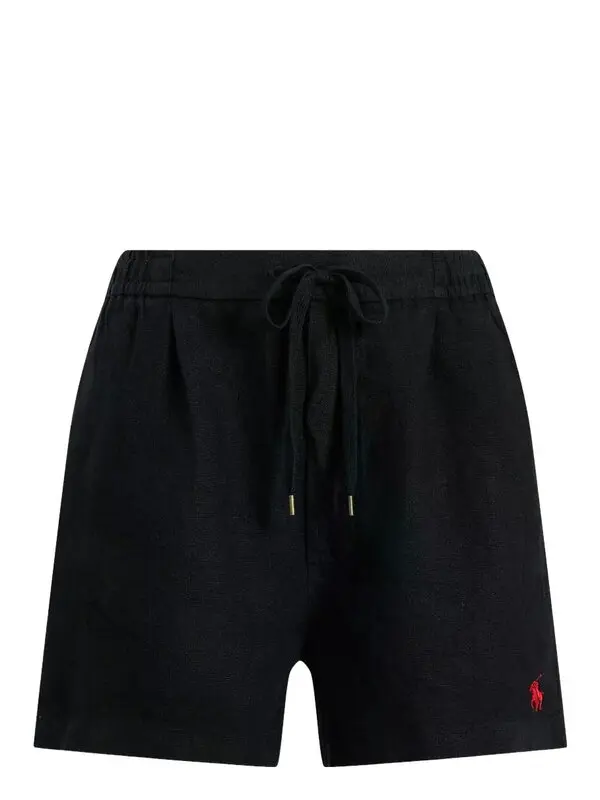 Polo Ralph Lauren Logo-embroidered Drawstring Shorts - Black