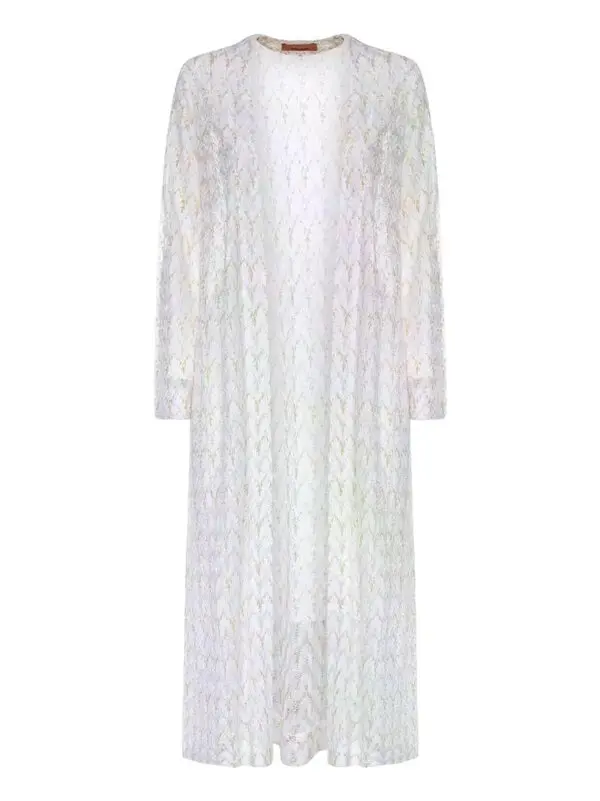 Missoni Chevron Knit Cardigan - White