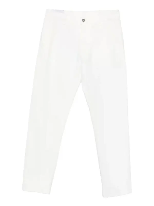 DONDUP Oliver Straight-leg Trousers - White