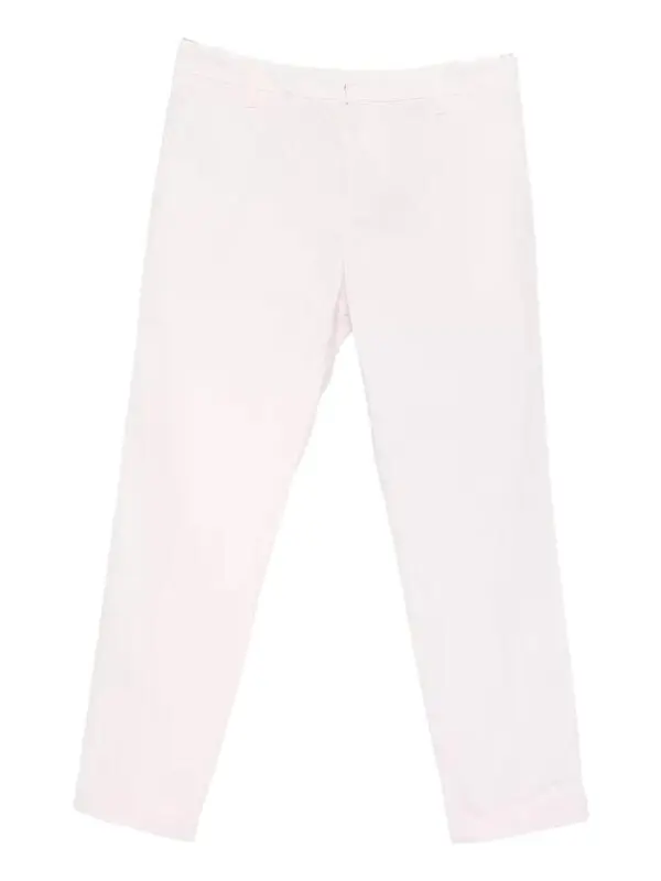 DONDUP Pressed-crease Turn-up Trousers - Pink