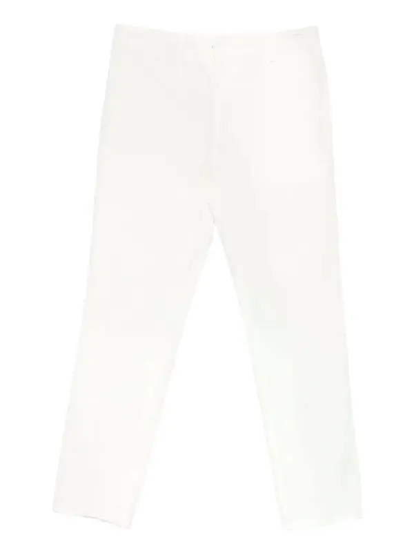 DONDUP Gaubert Pressed-crease Tailored Trousers - White