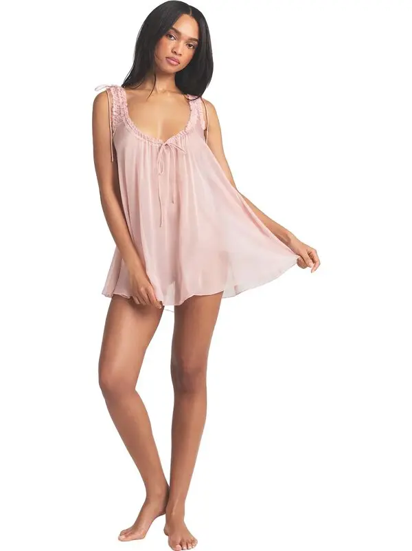 SKIMS Romance Mini Dress - Morganite