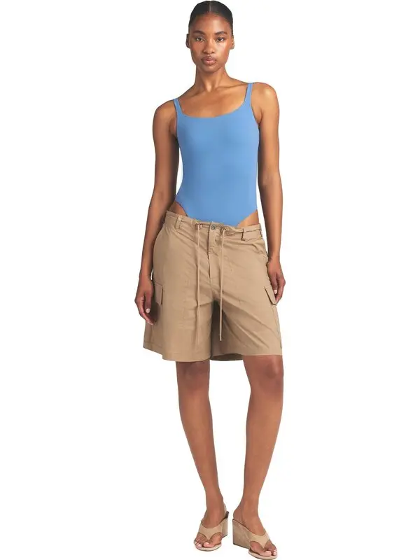 SKIMS Square Neck Bodysuit - Arctic