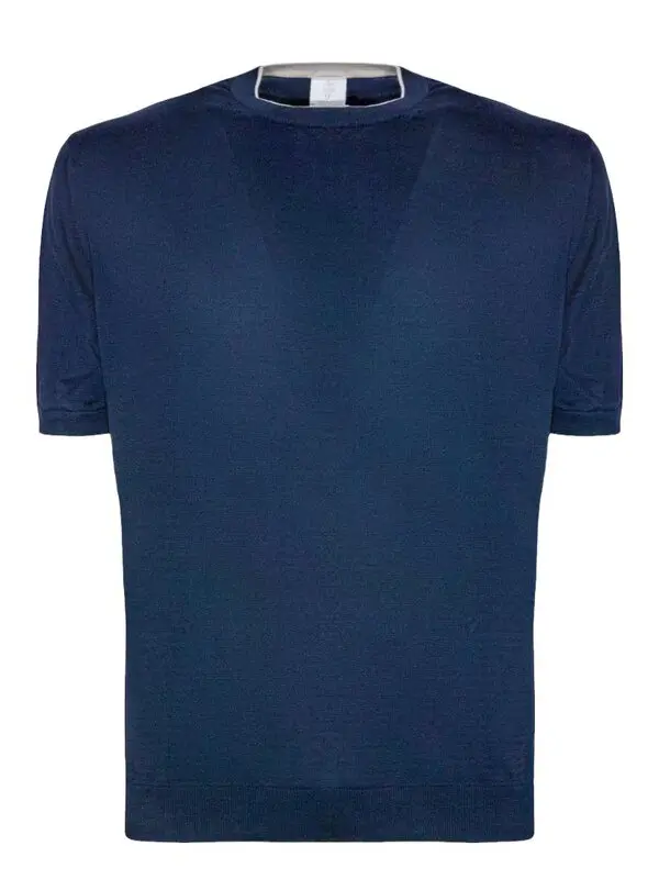 Eleventy Short-sleeve T-shirt - Blue