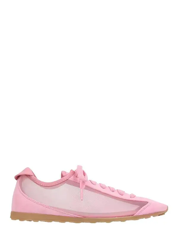 Jacquemus Les Tennis Mesh-panel Sneakers - White