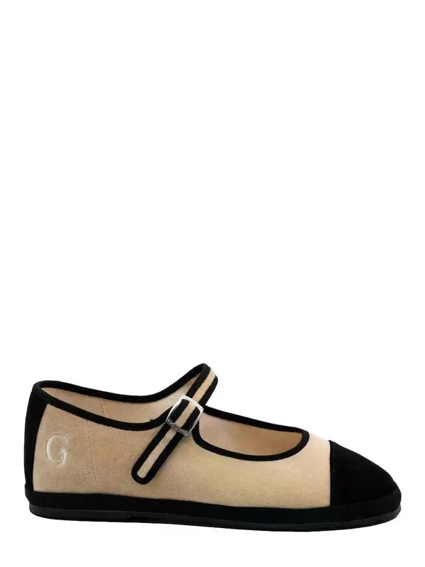 GONDOLINA Morosini Mary Jane Ballet Flats - Neutrals