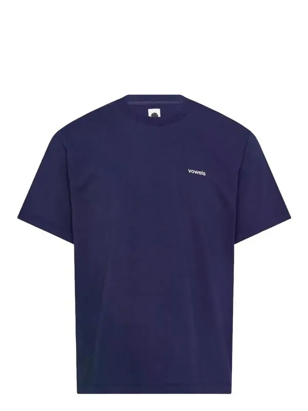 VOWELS Classic Logo-print T-shirt - Blue
