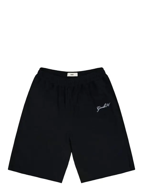 GMBH Logo-embroidered Bermuda Shorts - Black