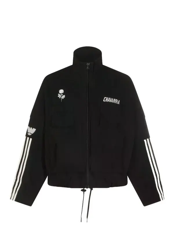 Adidas X Willy Chavarria Embroidered Jacket - Black