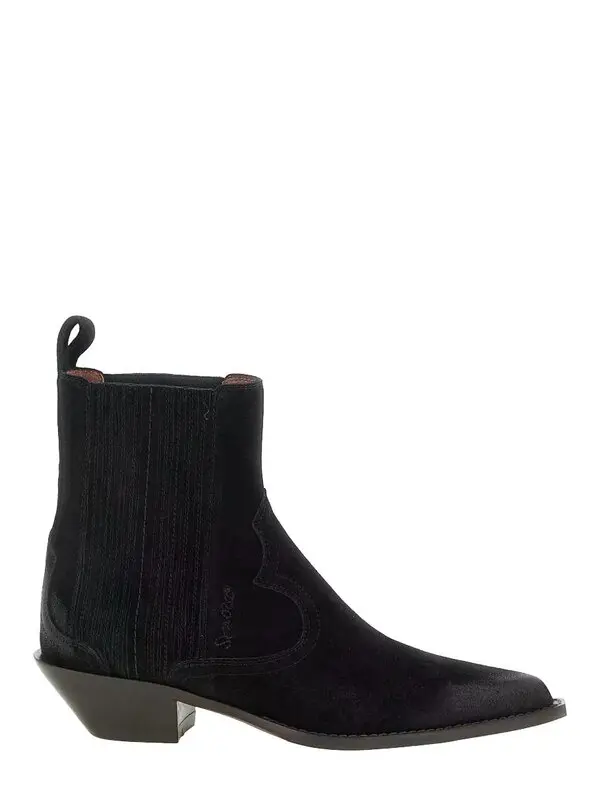 SONORA 35mm Hernan Pointed-toe Chelsea Boots - Black