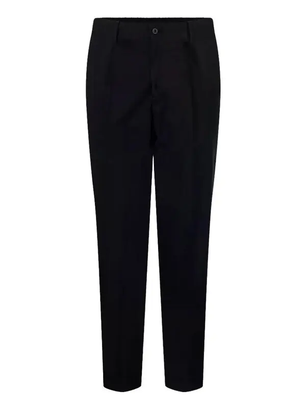 SANTANIELLO Pleated Trousers - Black