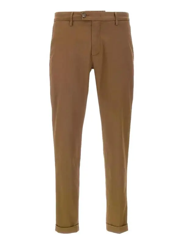 RE-HASH Slim-fit Trousers - Brown