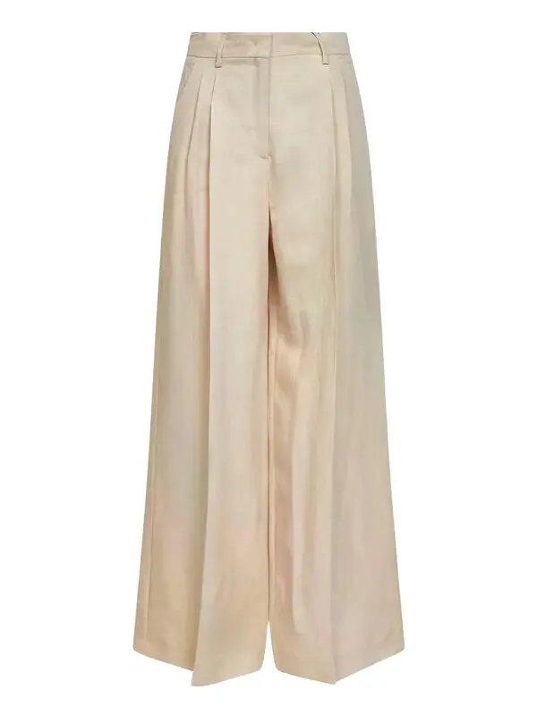 Max Mara Veliero Pleated Trousers - Neutrals