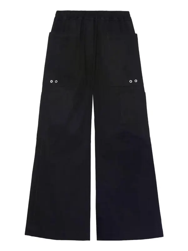 3.1 Phillip Lim Wide-leg Cotton Trousers - Black