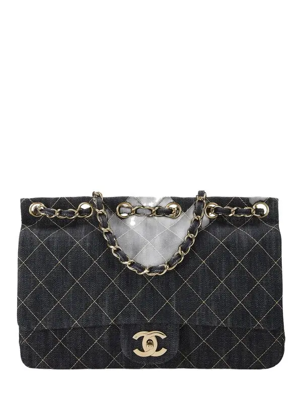 Chanel Denim Shoulder Bag - Navy