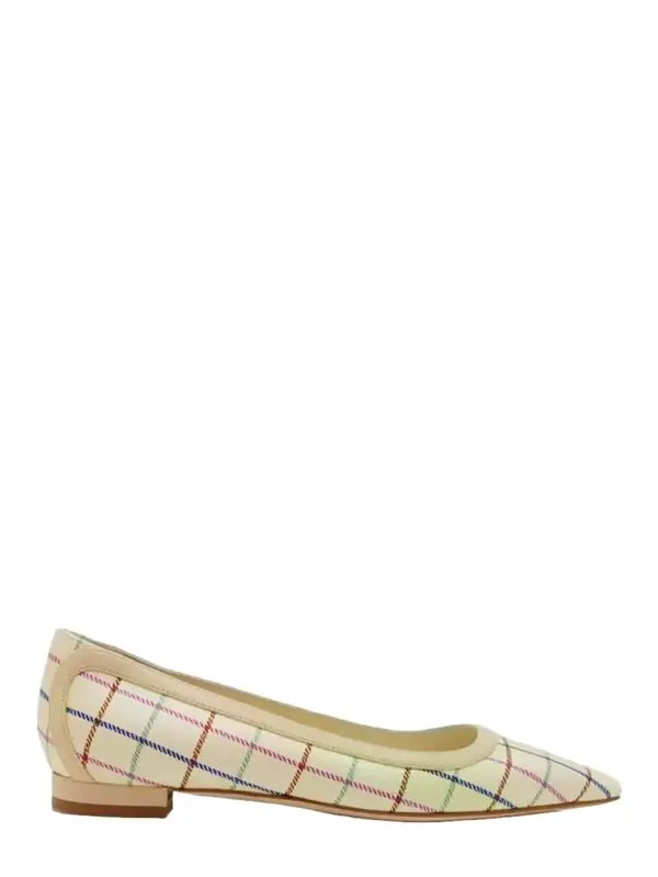 Manolo Blahnik Filotas Check-pattern Pumps - Neutrals
