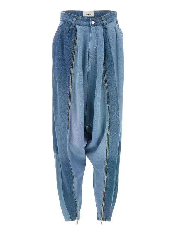 Coperni Sarouel Patchwork Jeans - Blue