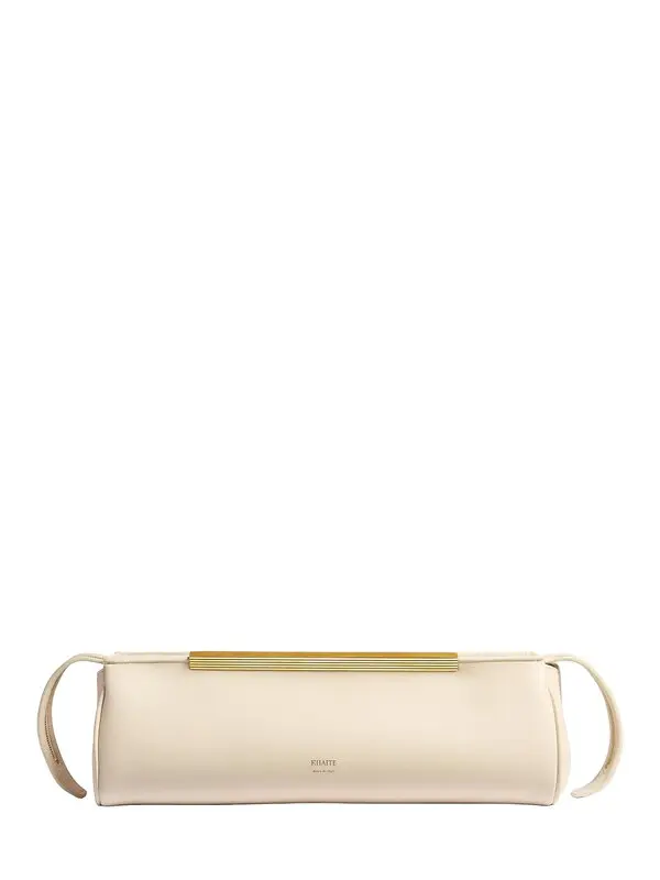 Khaite Donna Evening Clutch - Cream